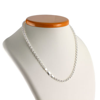 Solid Sterling Silver Box Belcher Chain For Men 5.30mm Wide Links