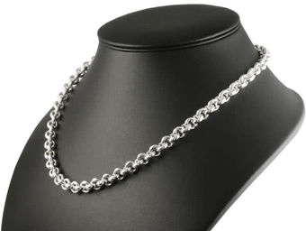 Men's Heavy Solid Silver Belcher Chain - 7.5mm Diameter - 100 Grams